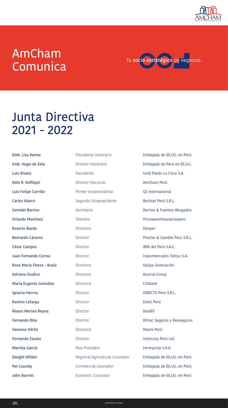 Junta Directiva - AmCham Perú